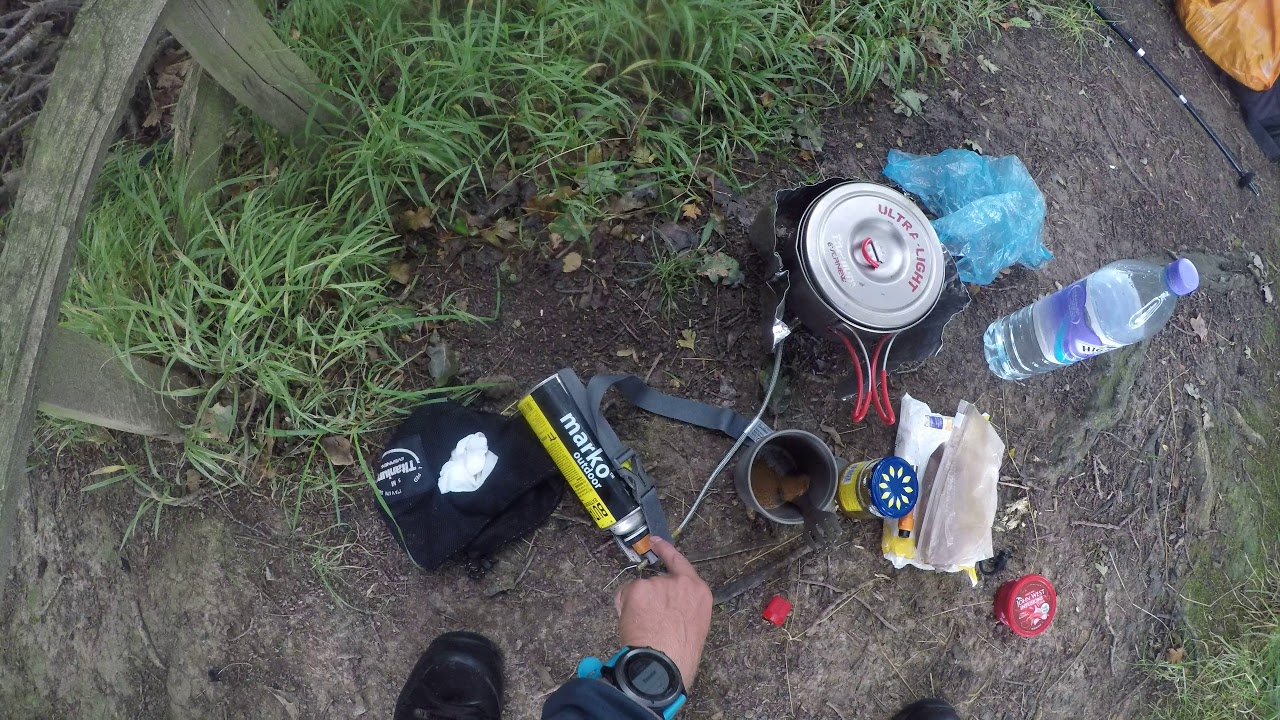 Coffee with Kovea Spider Stove and EVERNEW Titanium pot & cheap gas ...