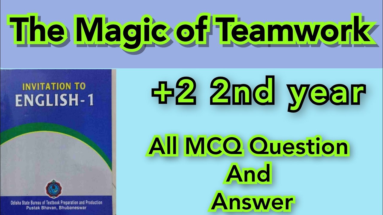 The magic of Teamwork/+2 2nd year english/ the magic of Teamwork all ...