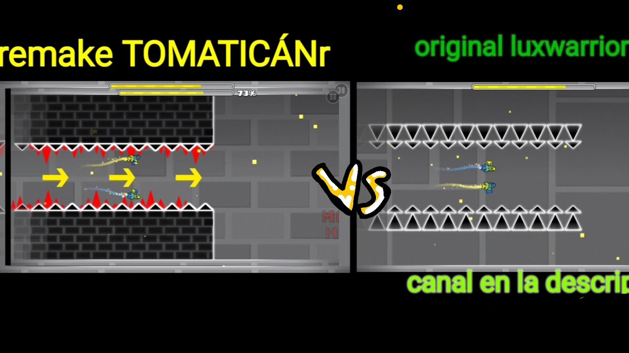 remake al nivel de luxwarriorgd|Geometry dash| - YouTube