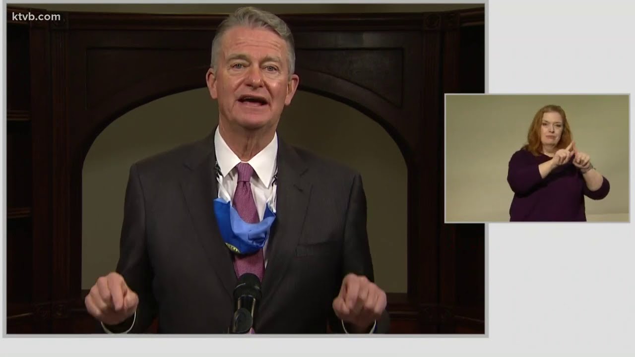 Gov. Little emphasizes that people need to wear face masks to help slow ...