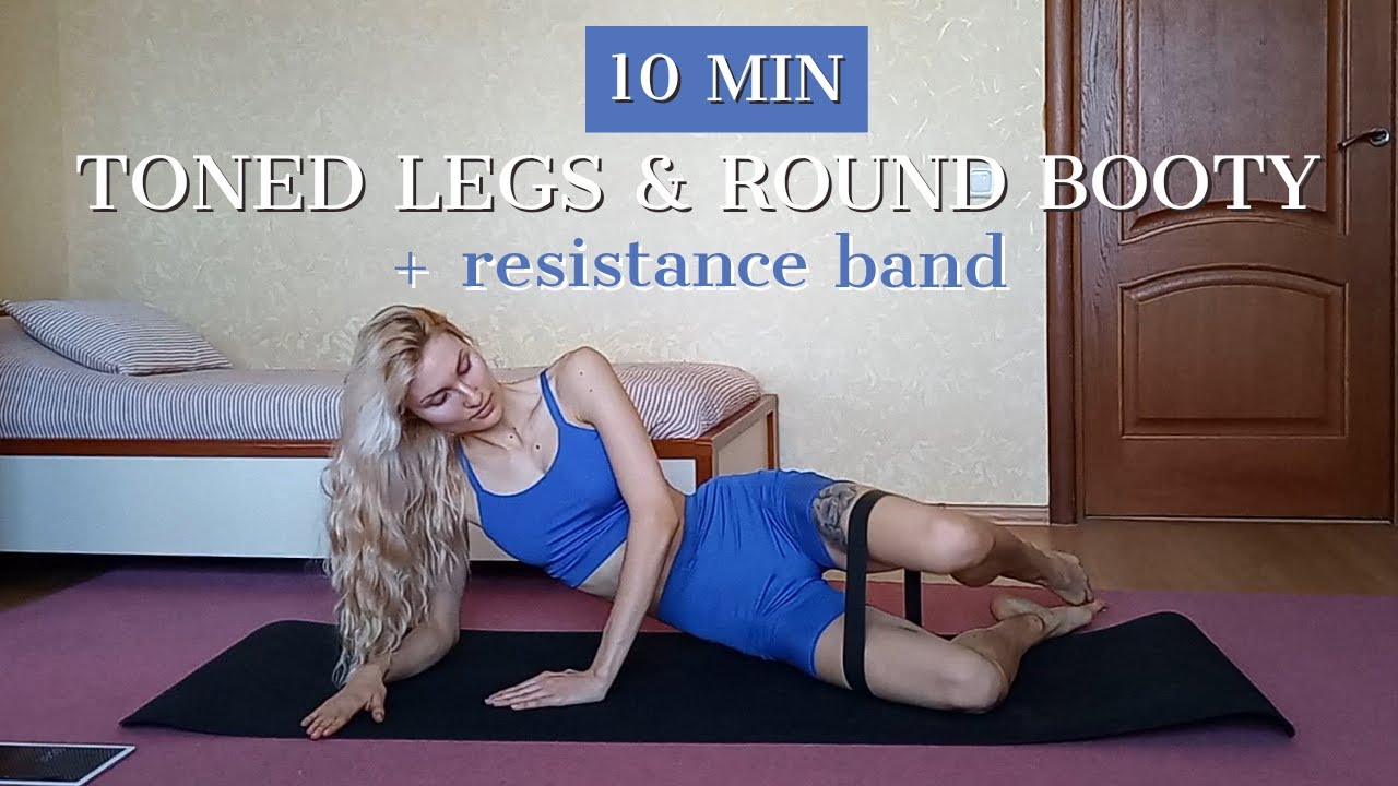 10 Min Toned Legs And Round Booty Workout Resistance Band On The