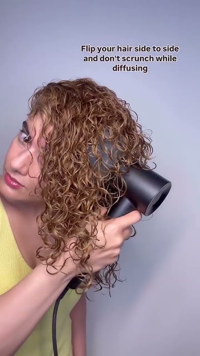 Curls talk! Tips for diffusing your curls shared by @curly.mahsa #laifen #shorts #howto #curls # ...
