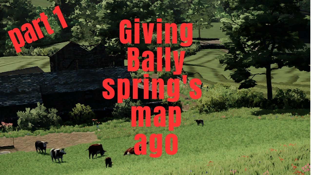 Farming simulator 22 Bally spring's map Broadcasted live on Twitch ...