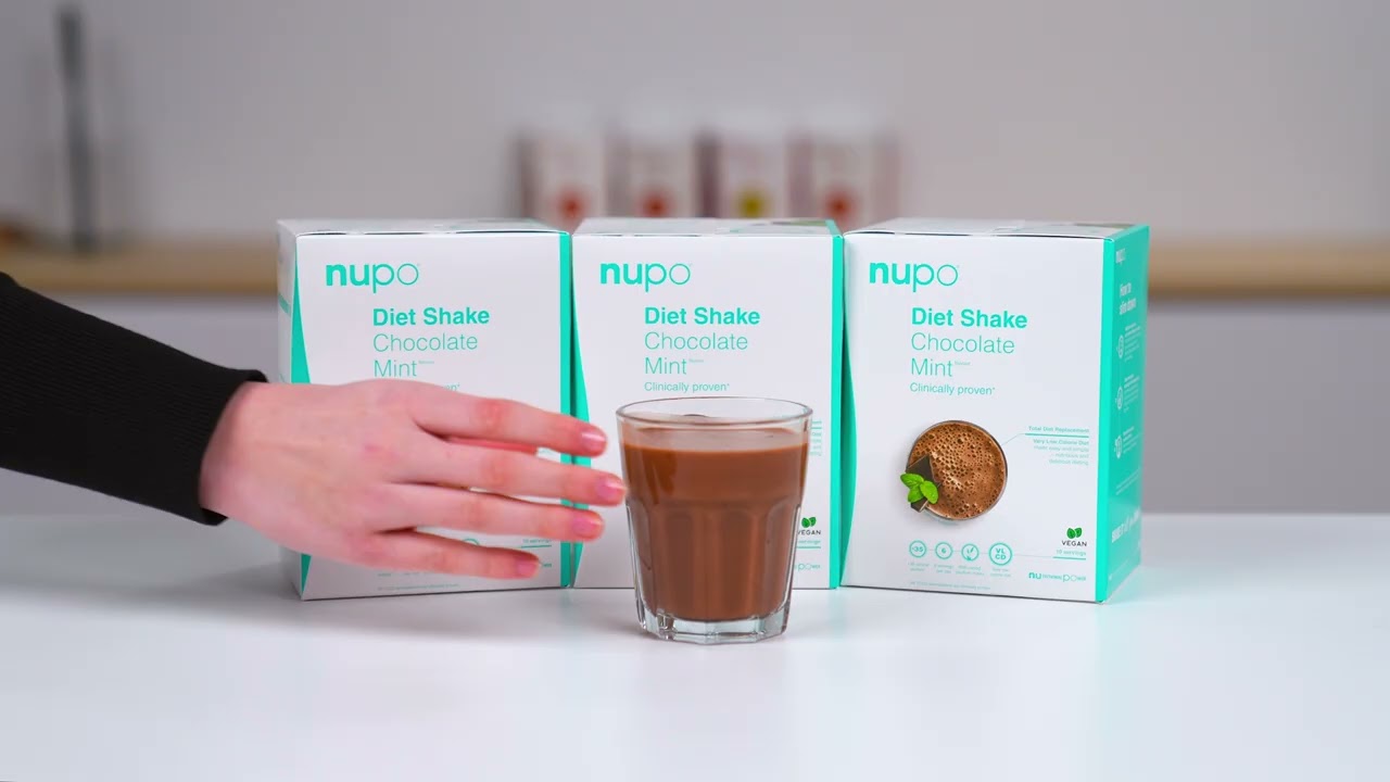 Nupo Diet Shake Chocolate Mint Vegan - YouTube