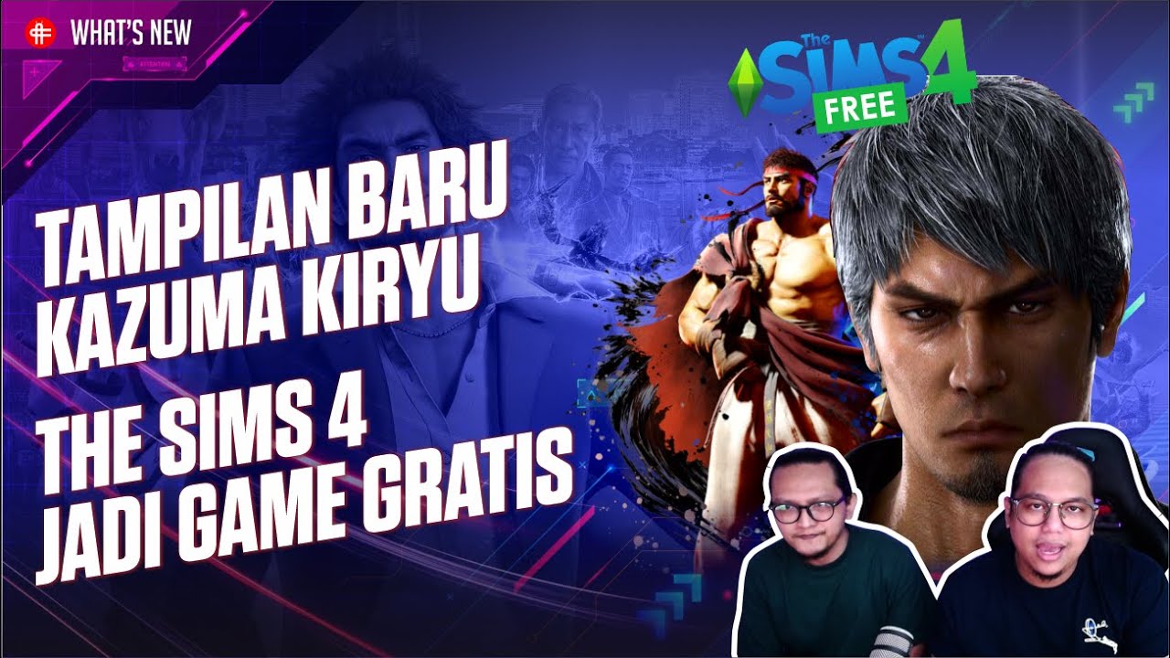 Suikoden Remaster, Gaya rambut baru Kazuma Kiryu, The Sims 4 jadi game ...