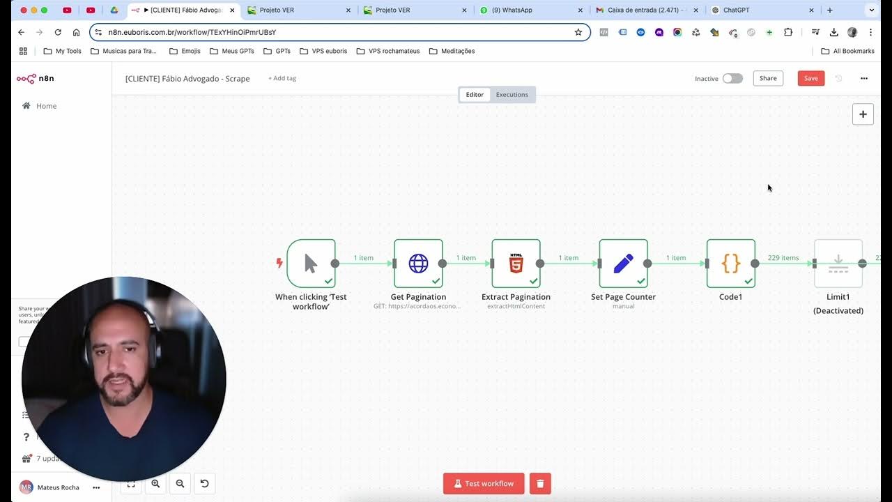 Como fazer um Loop de X ítens com N8N 🤖 - YouTube