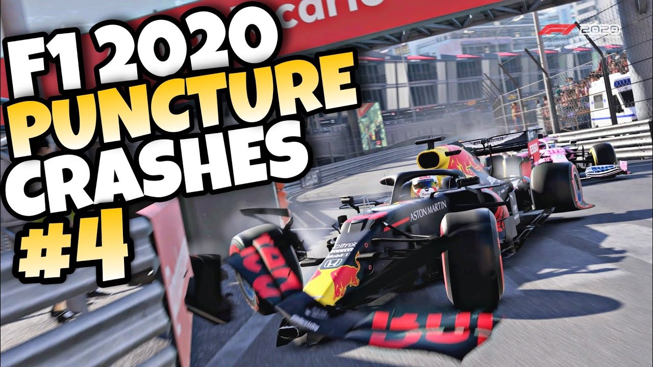 F1 2020 PUNCTURE CRASHES #4 - YouTube