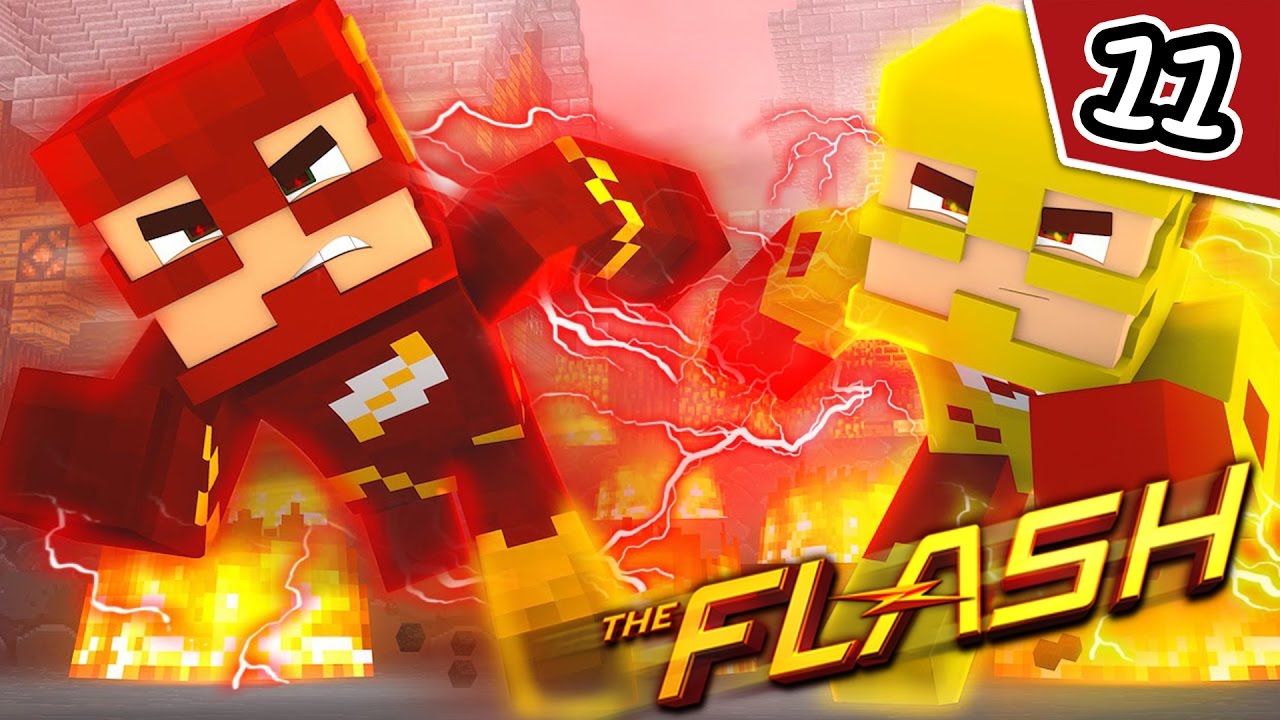 Minecraft The Flash ⚡ Part 11 รีวิวชุดเดอะแฟลชรีเวิร์สแฟลชและซูม! - YouTube