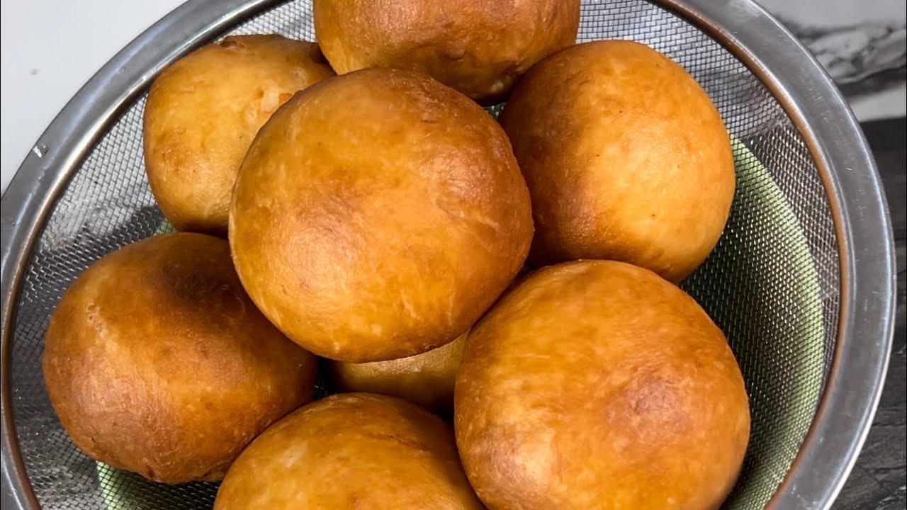 Resep Kue Biapong Goreng isi Unti Kelapa - YouTube