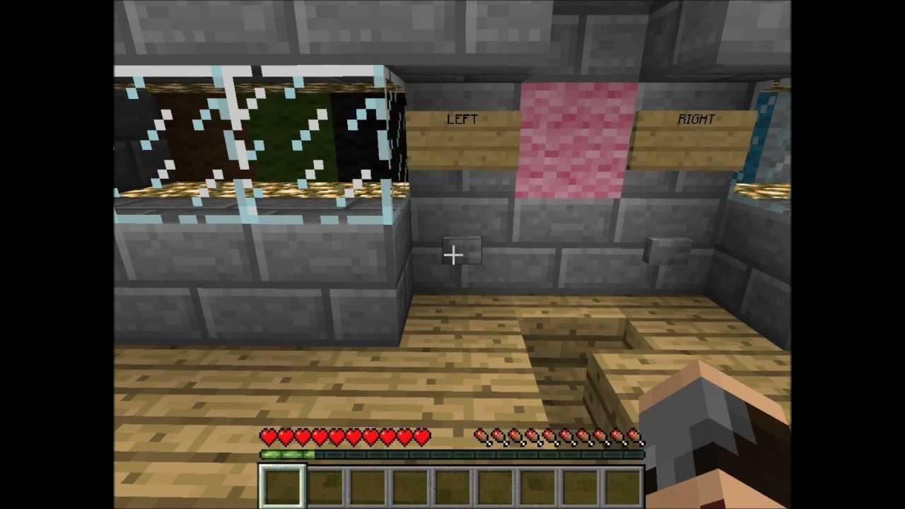Minecraft: Wool choose machine - YouTube