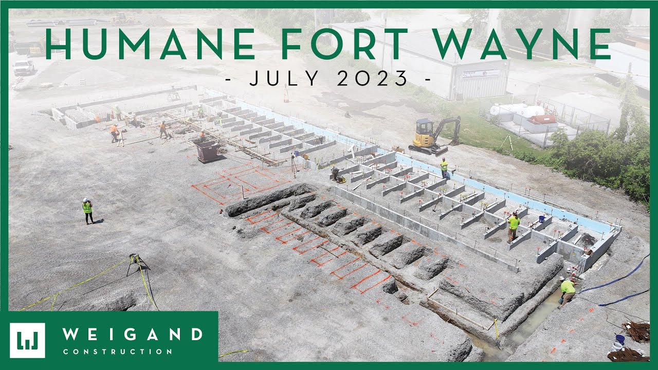 Humane Fort Wayne - Construction Update (July 2023) - YouTube