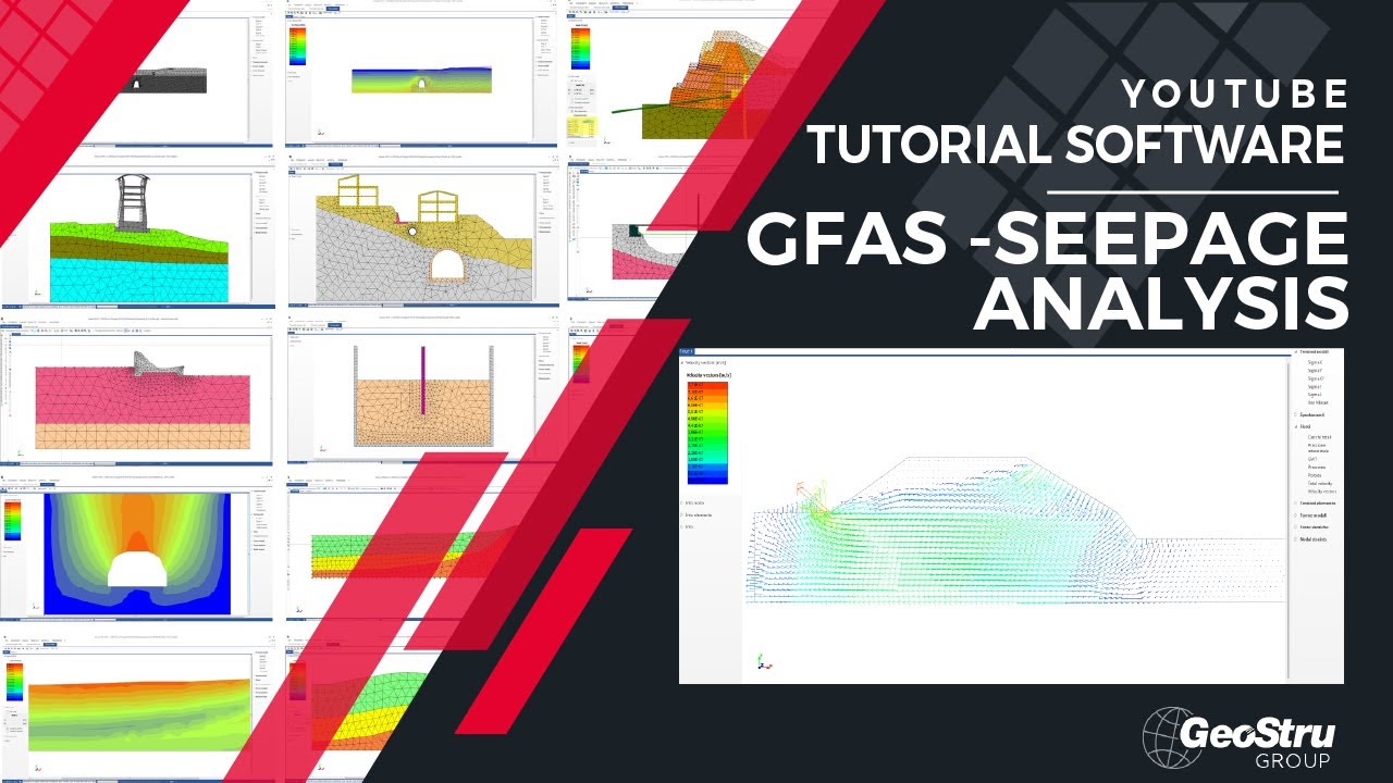 Tutorial Software: GFAS - Seepage analysis - YouTube