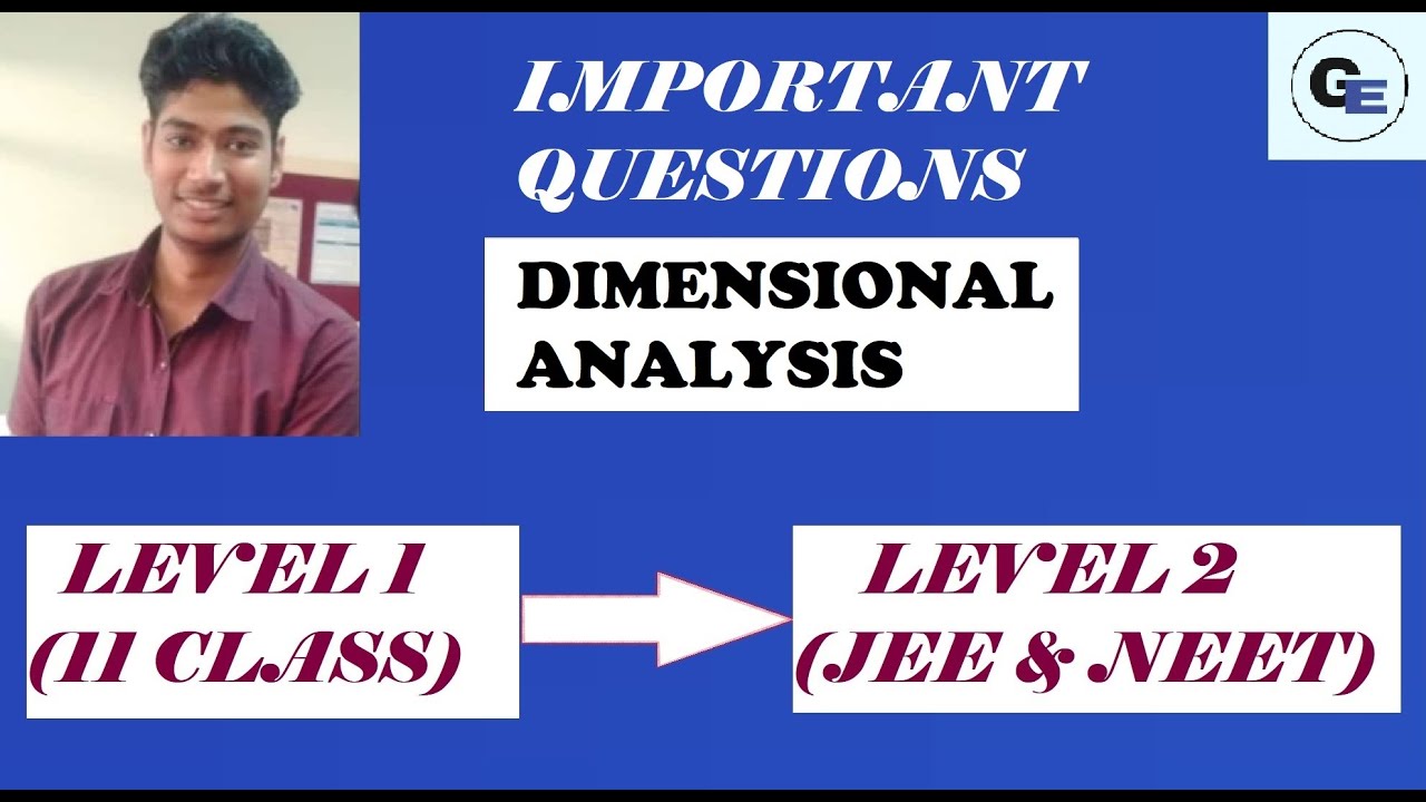 Dimensional Analysis NEET JEE Important Question Series YouTube dimensional-analysis-neet-jee-important-question-series-youtube