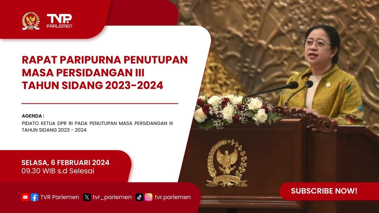 SIDANG PARIPURNA » TVR PARLEMEN