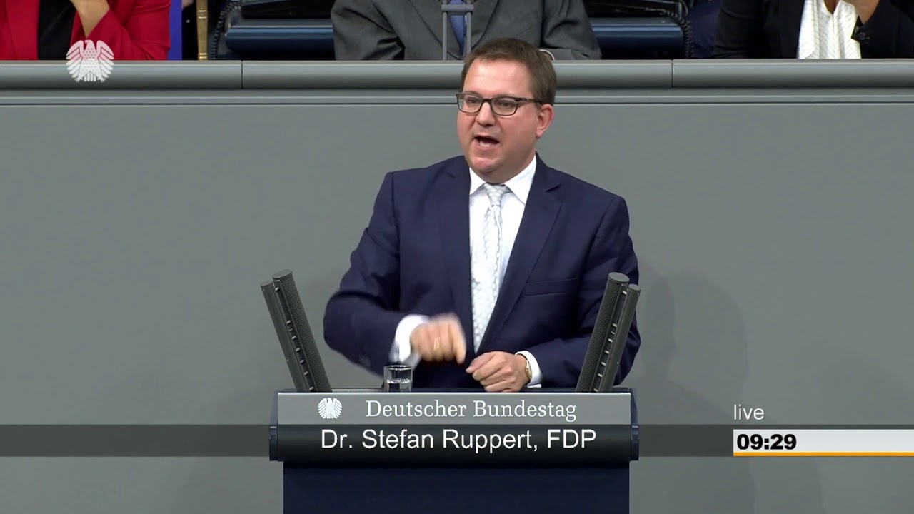 Bundestag 13.09.2018 * Inneres, Bau und Heimat * Stefan Ruppert FDP ...