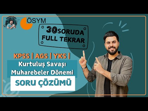 KURTULUŞ SAVAŞI MUHAREBELER DÖNEMİ