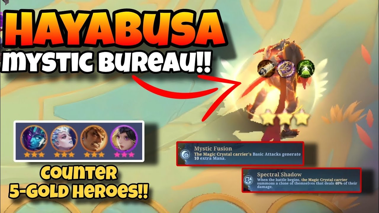 Magic Chess Best Synergy 2024 !! Mystic Bureau Hayabusa Counter 5-Gold ...