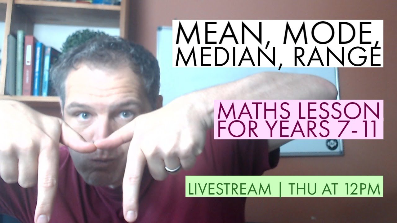 AN AVERAGE LESSON: Mean, Mode, Median and Range - Secondary (Yr 7-11 ...