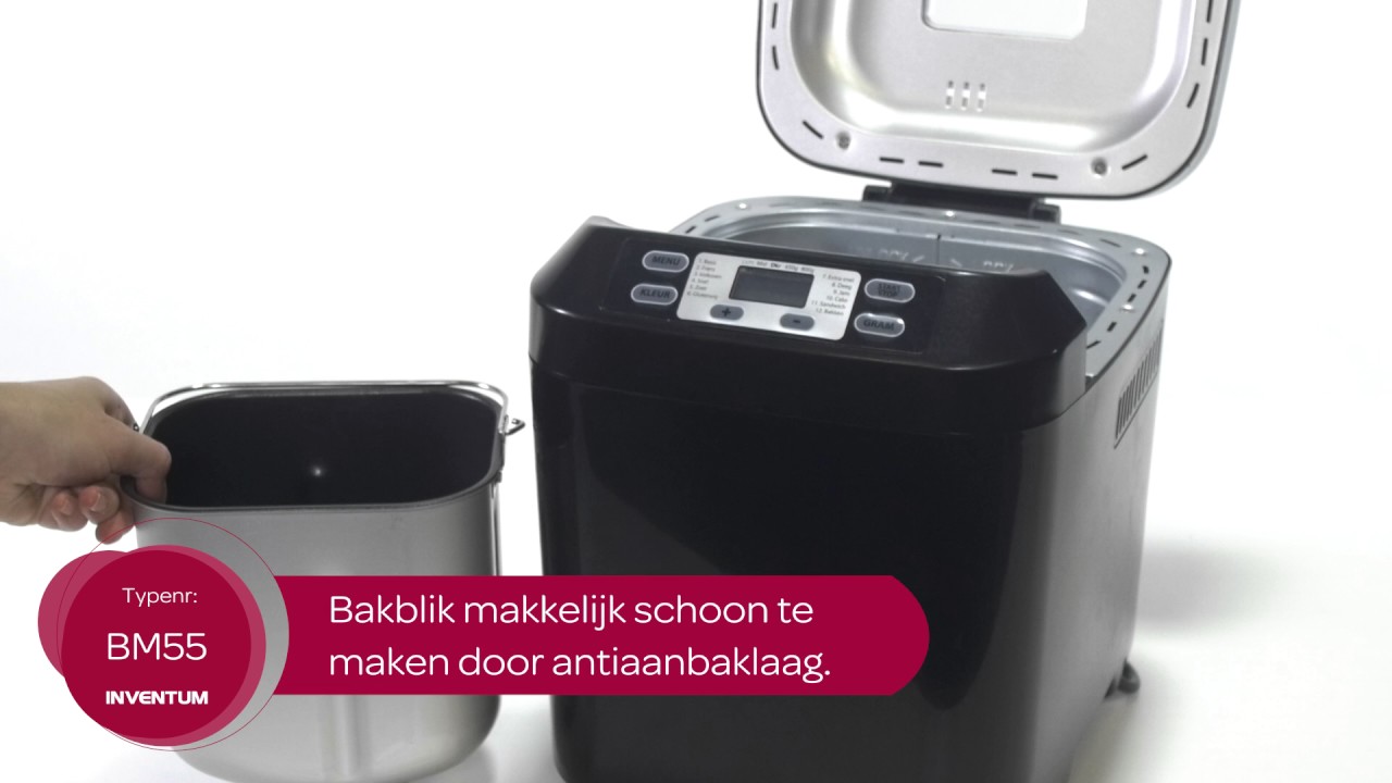 Inventum BM55 Broodbakmachine - YouTube Inventum BM55 Broodbakmachine - YouTube