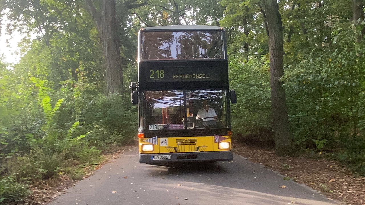 BUS BERLIN| Mittfahrt im Oldtimer MAN SD 202 D88 3680 Doppeldecker Bus ...