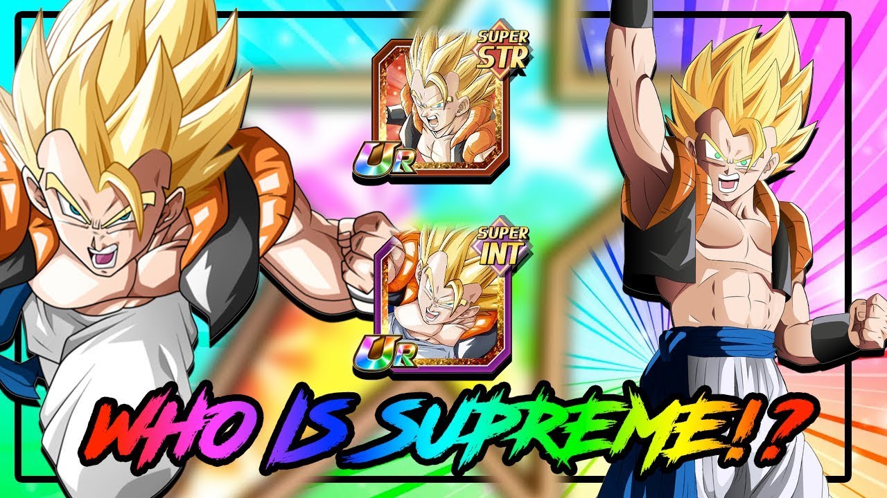 WHO REIGNS SUPREME!? STR GOGETA & INT GOGETA DAMAGE TEST | DRAGON BALL ...