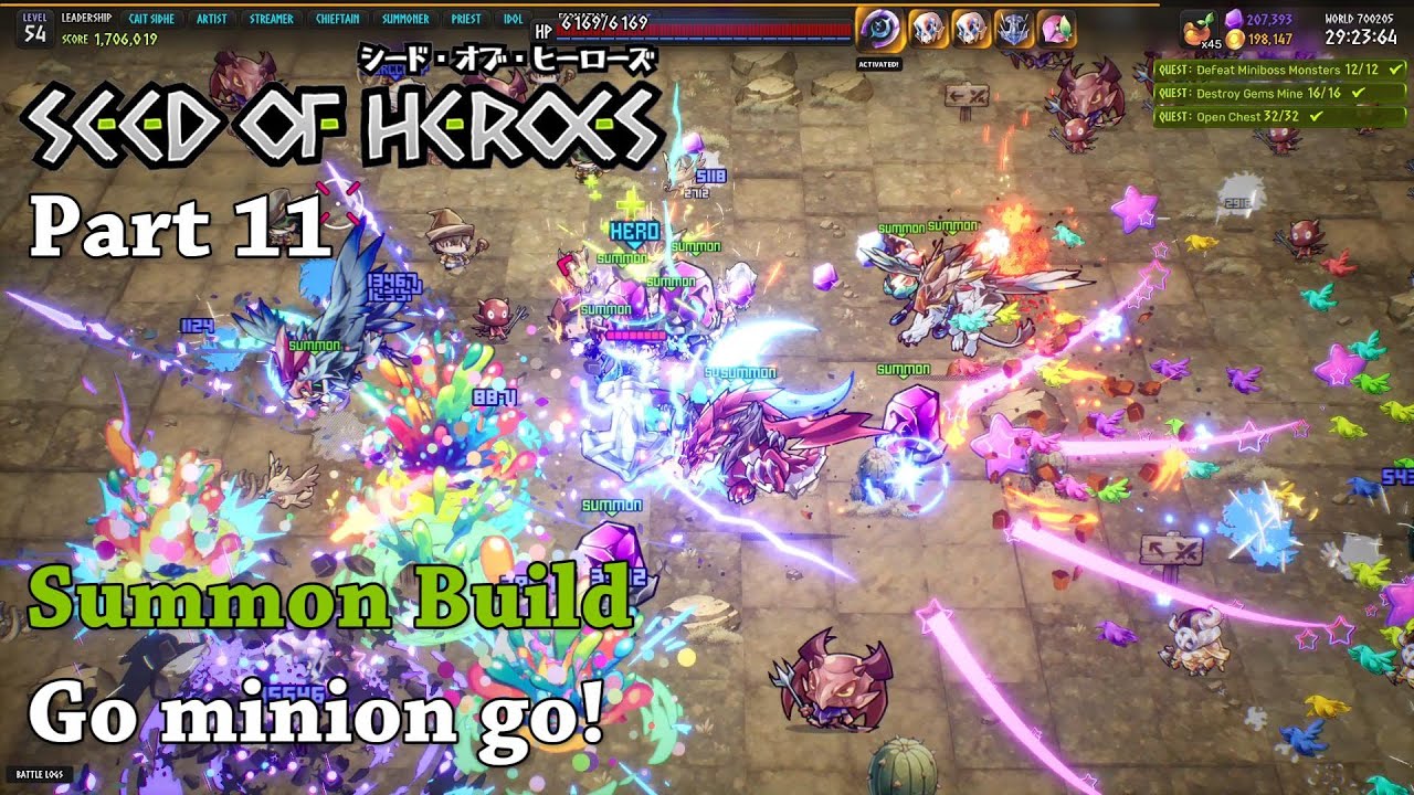 Seed of Heroes - Part11 - Summon Build Go minion go! - YouTube