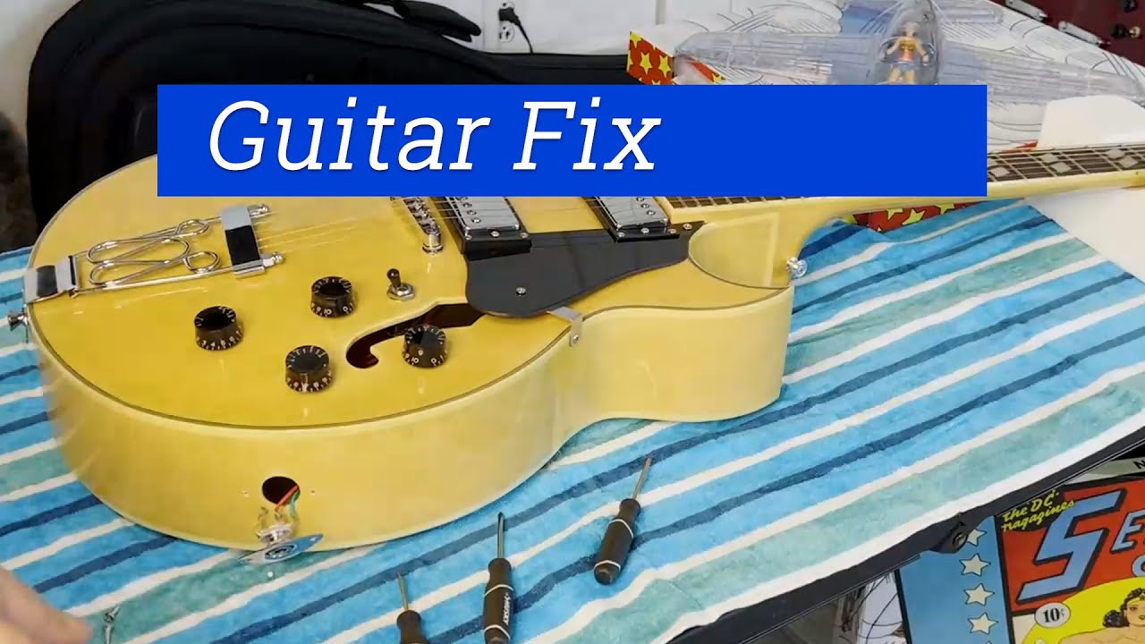Repairing and Fixing Guitar #howto #guitar #diy - YouTube