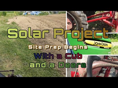 Site Prep for the Solar Shed Begins - YouTube