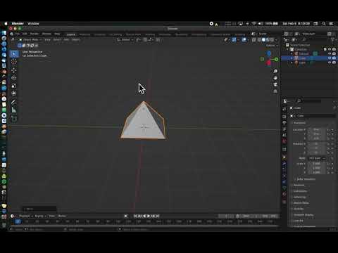 How to Make a Pyramid in Blender 3.1 - YouTube