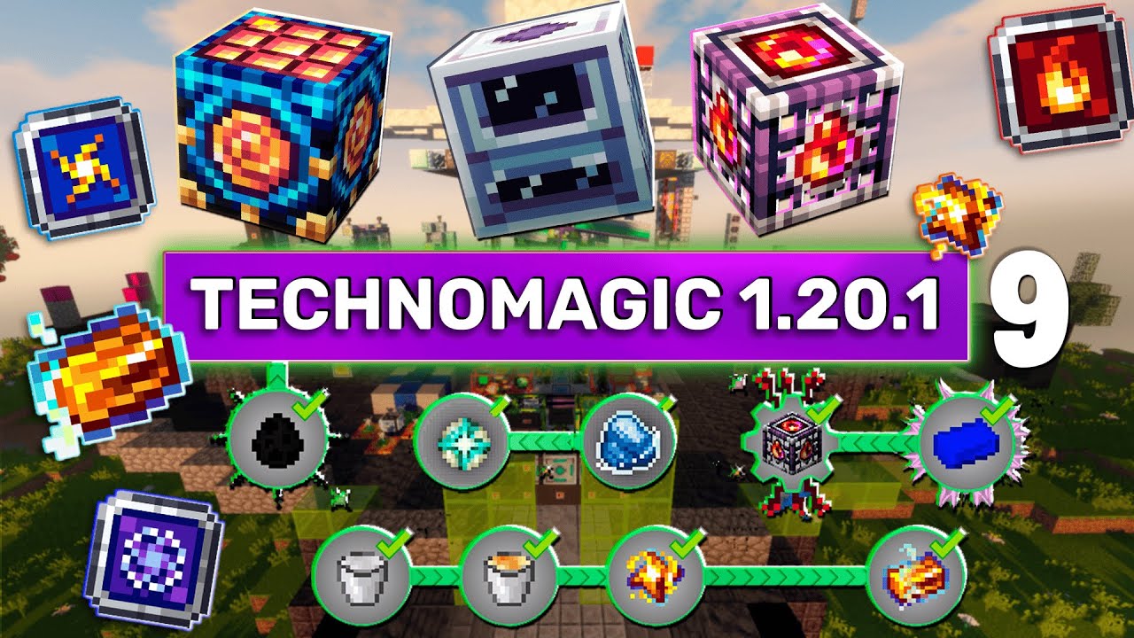ФОТОНИУМ и Дракон Хаоса на TechnoMagic 1.20.1 NEXTEAM #9 Майнкрафт ...