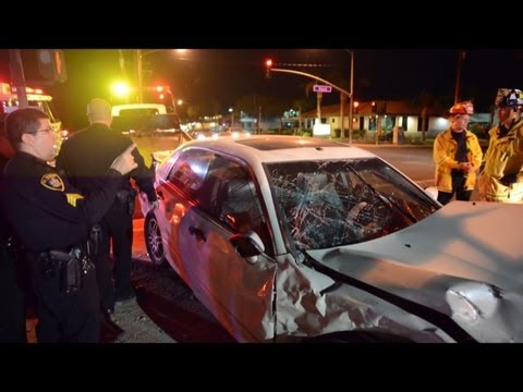RAW VIDEO: Four people hospitalized after car collision in El Centro ...