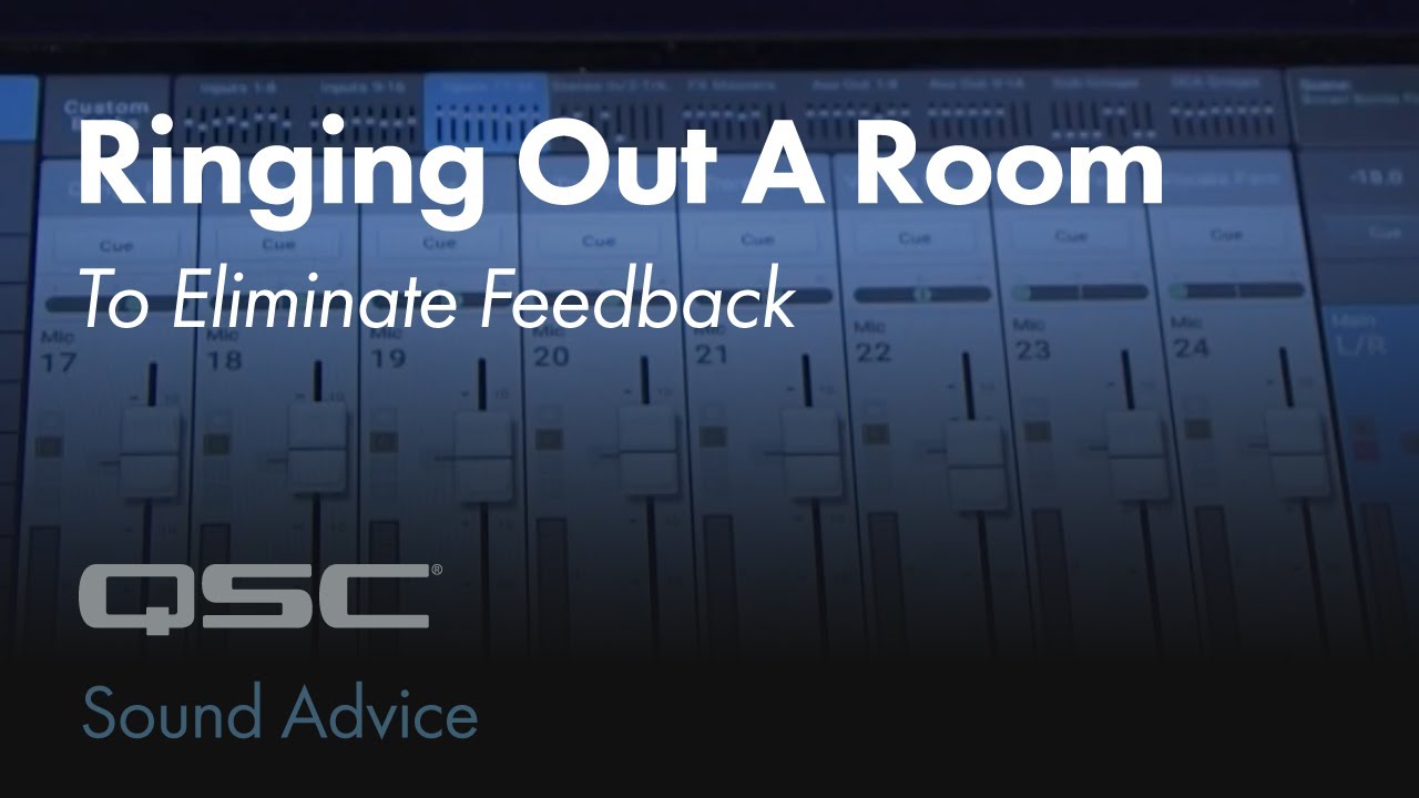 Ringing Out a Room (Mains and Monitors) to Eliminate Feedback | Sound ...