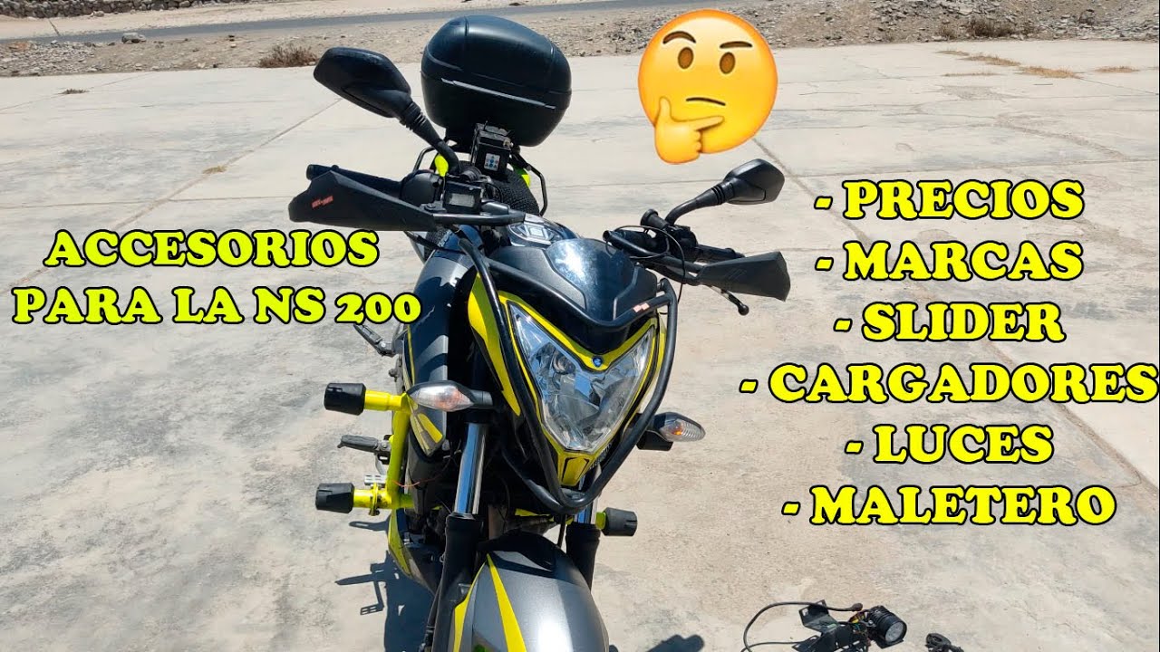 EQUIPAMIENTO PARA TU PULSAR NS 200 - PRECIOS - DEFENSAS - LUCES - LEO ...
