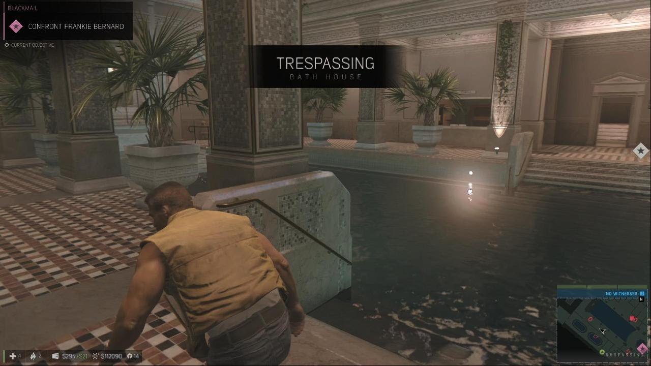 Mafia III: Full stealth bath house blackmail racket downtown - YouTube