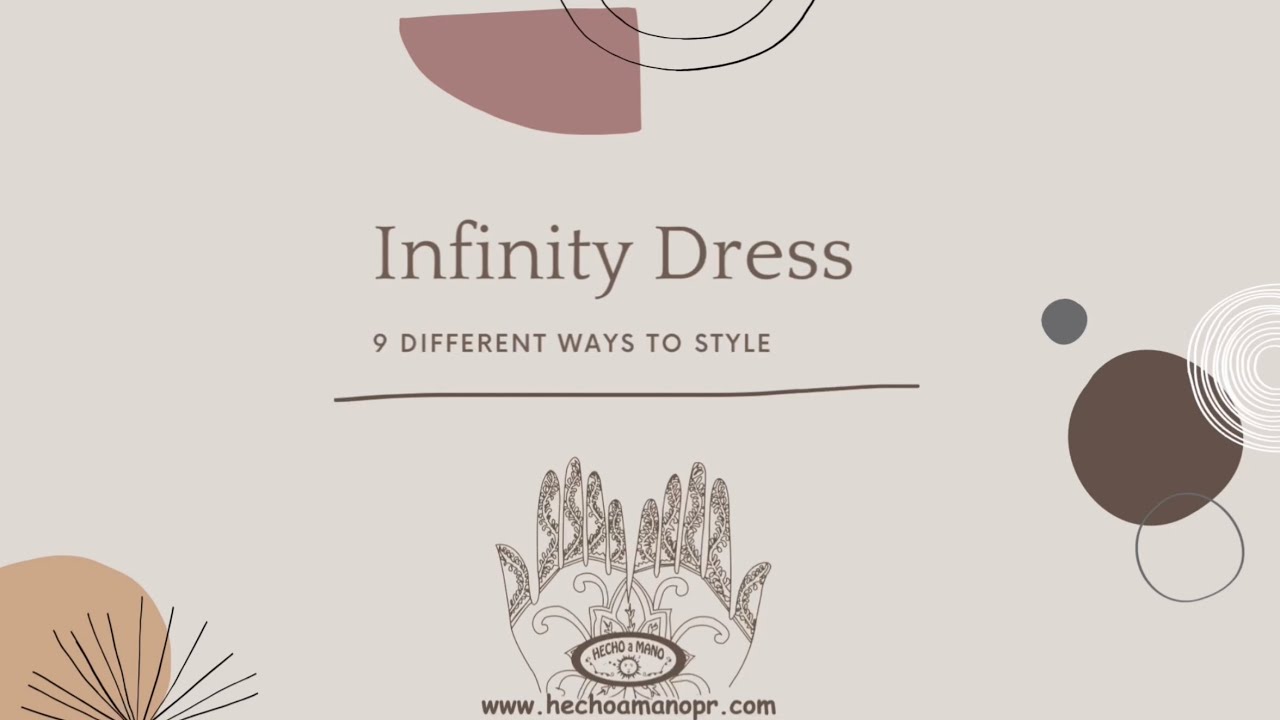INFINITY DRESS: 9 DIFFERENT WAYS TO STYLE👗 - YouTube