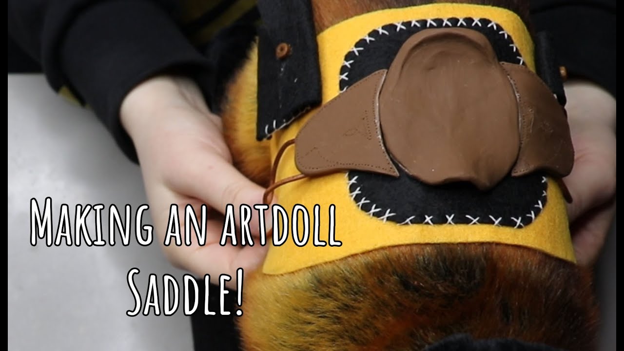 Making a saddle for artdolls! - YouTube