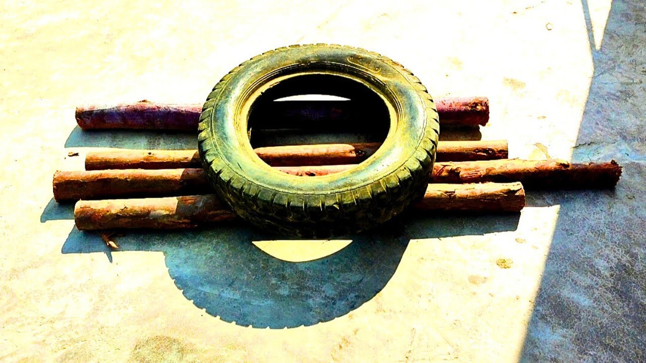 LA FORMA mas FACIL de HACER SILLAS con NEUMÁTICOS USADOS, - YouTube