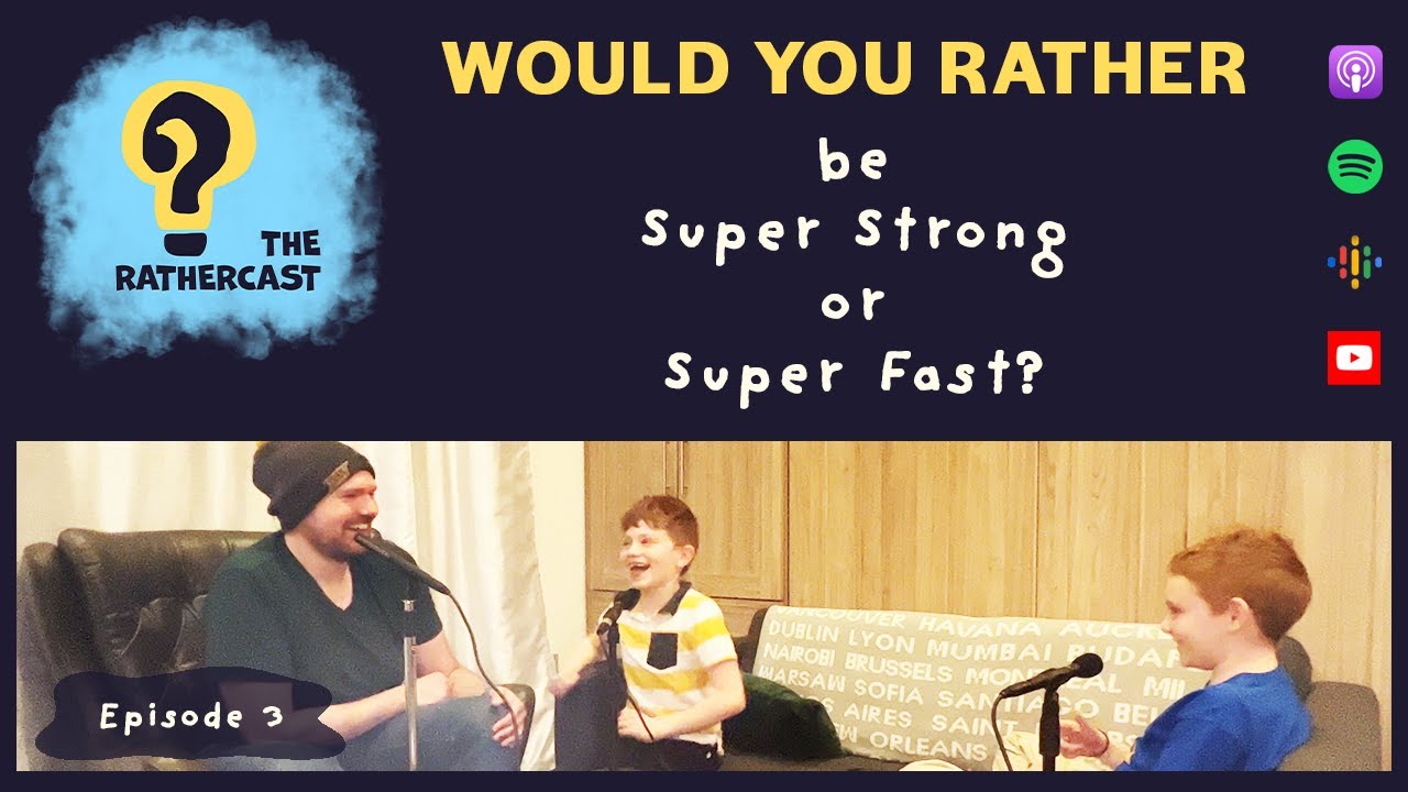 Would You Rather be super strong OR super fast? - YouTube