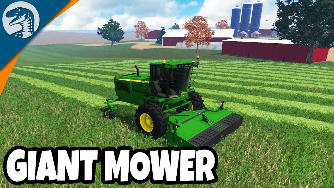 INSANE FULL SCALE MOWING OPERATION | Farming Simulator 17 Mulitplayer ...