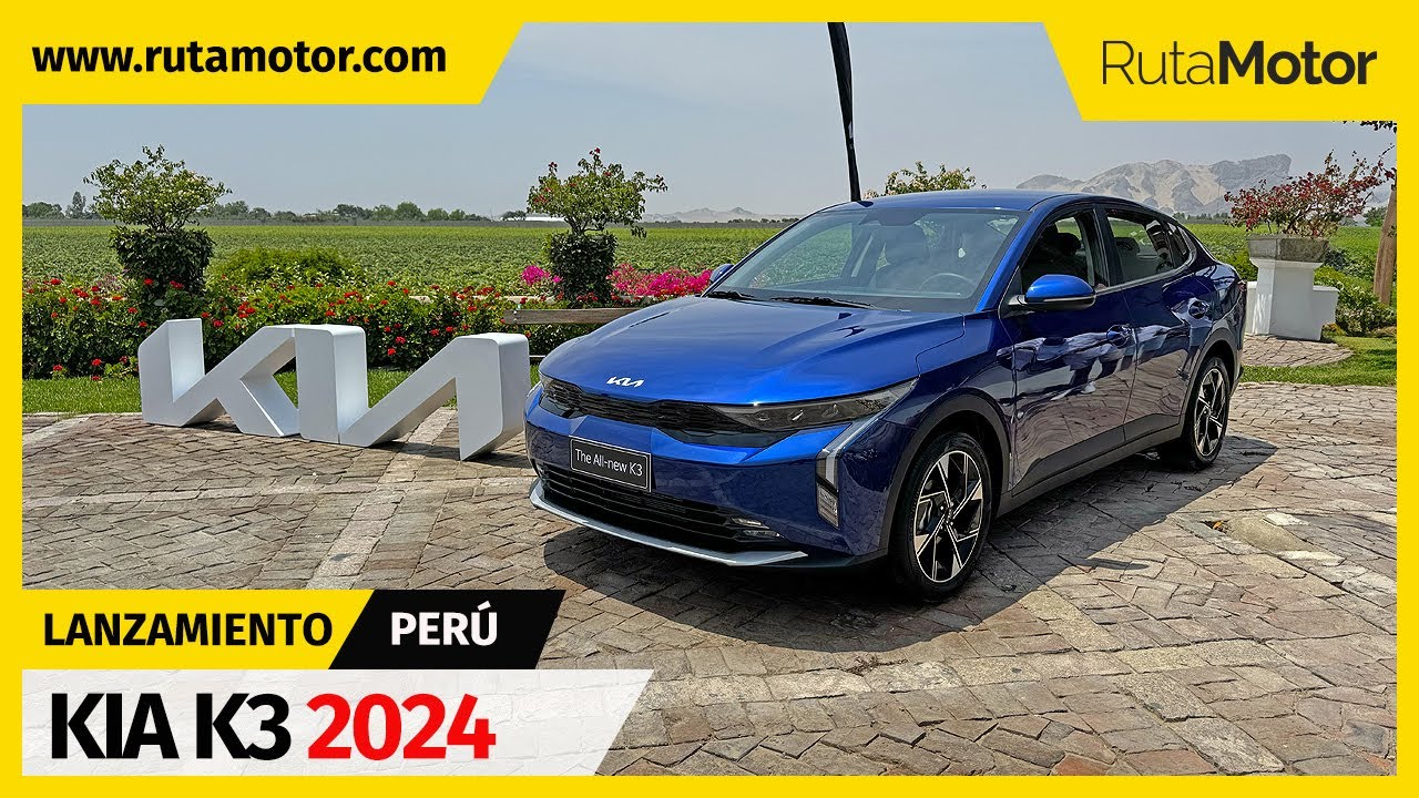 Kia K3 - Lanzamiento regional del atractivo sedán y Cross (Enviado especial a Perú) - YouTube