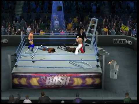 The Miz Beating Up People With Ladders - YouTube