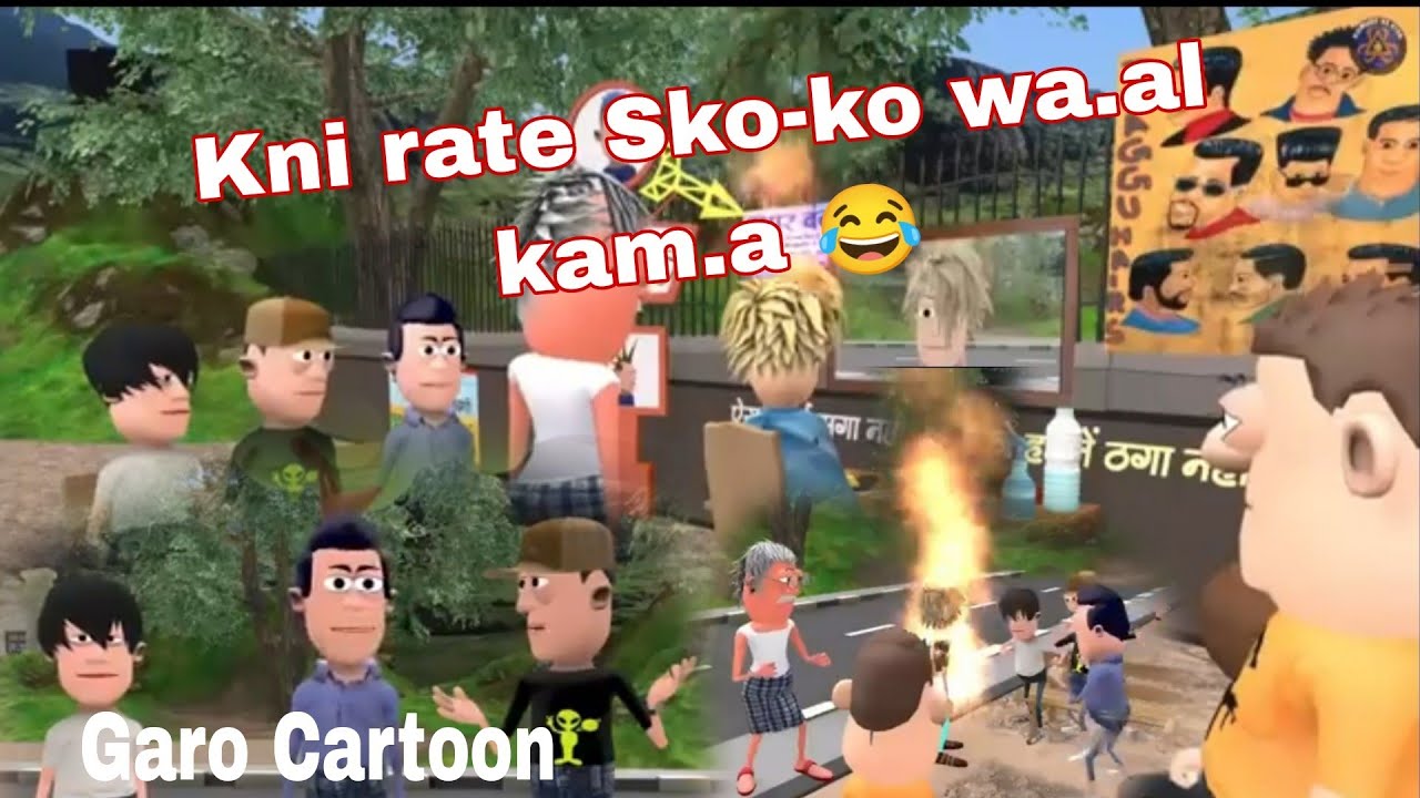 Kni rate Sko-ko wa.al kam.a//Garo Cartoon Funny##Ode Dada/P-41 - YouTube