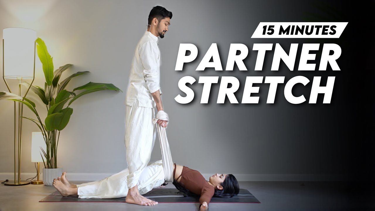 Best partner yoga stretch - YouTube