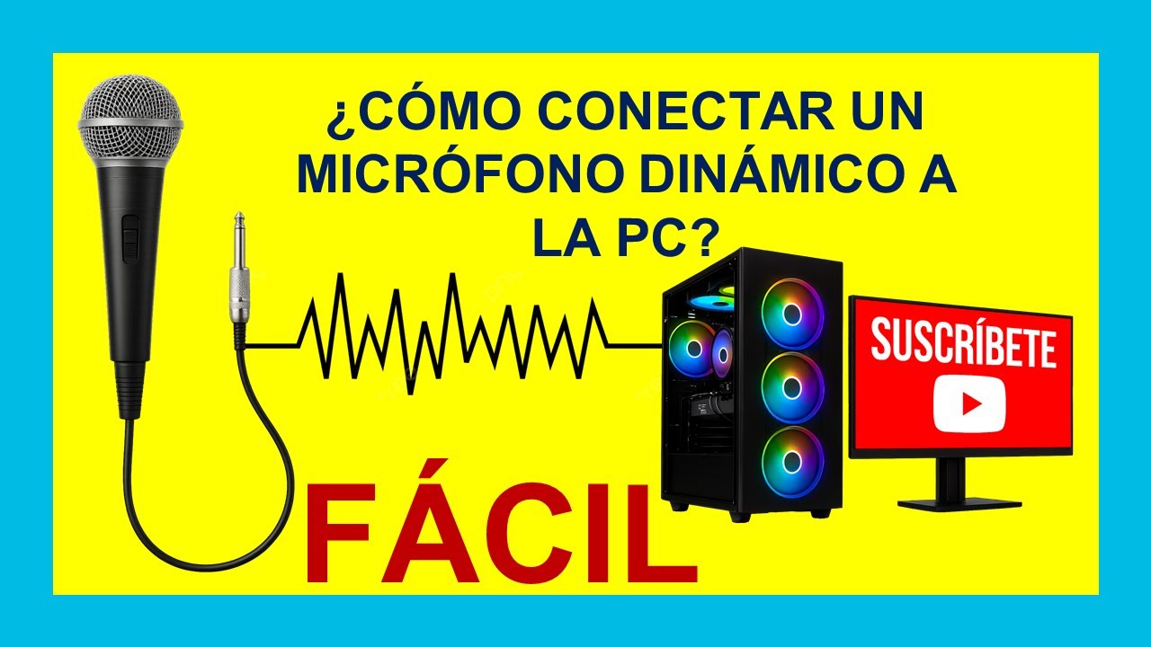 Cómo Conectar un Micrófono Dinámico al computador | Guía Completa [Sin ...