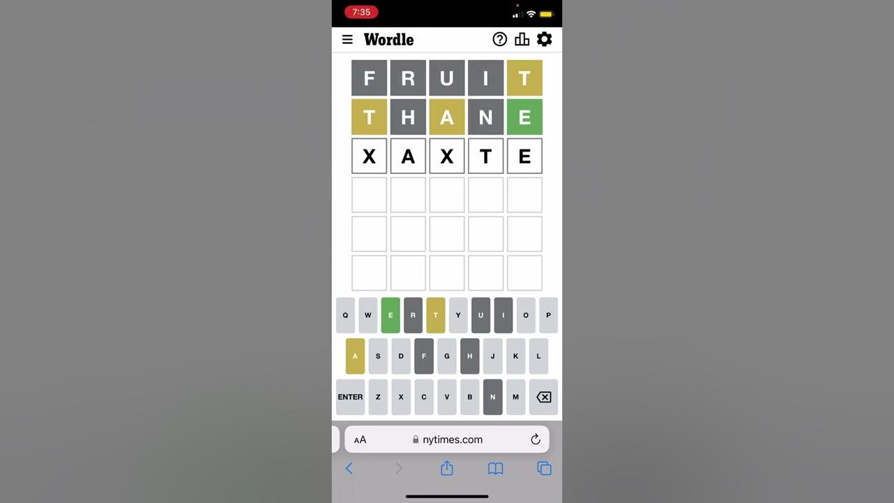 Wordle Playthrough August 21, 2022 #wordle (Hard Mode) - YouTube