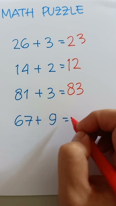 “Math Puzzle That Only Geniuses Solve – Can You?” - YouTube