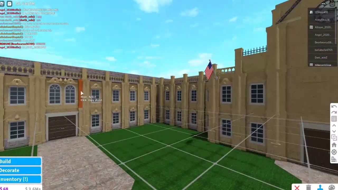 BloxBurg Royal Palace Part 2! - YouTube