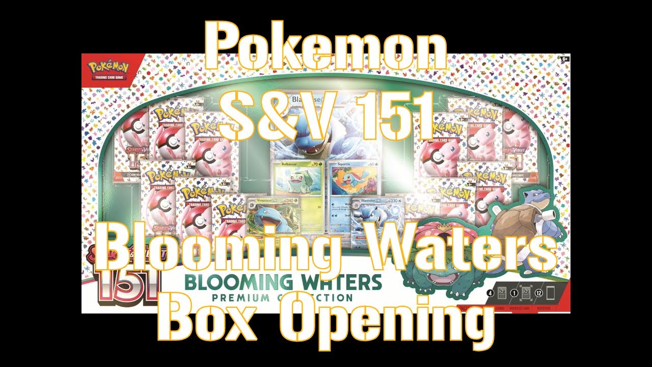 Pokémon S&V 151 Blooming Water Premium Collection Opening! - YouTube