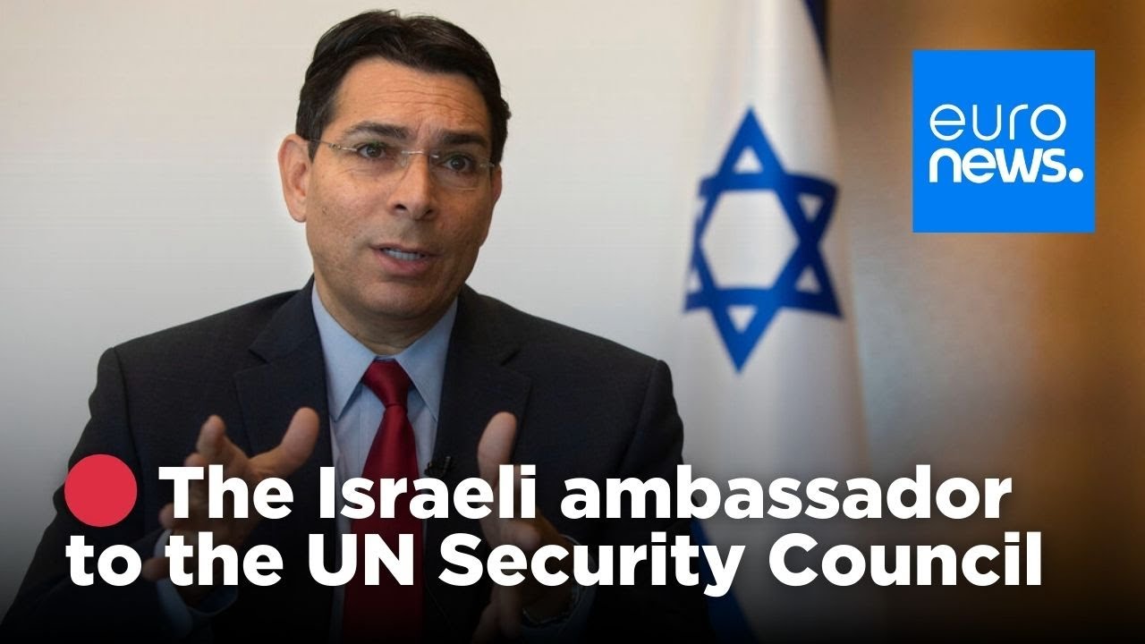 🔴 Israeli Ambassador Danny Danon at the Security Council Meeting ...