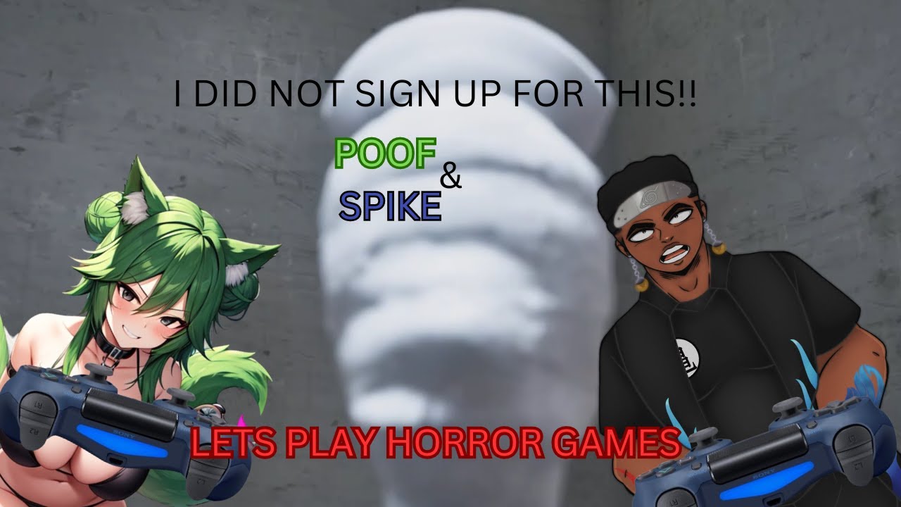 i did not sign up for this!! | Poof & Spike horror game lets play - YouTube